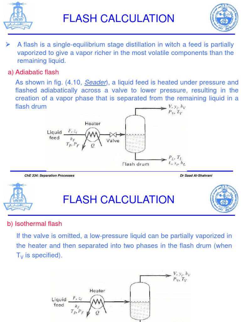 Flash Calculation | PDF | Gases | Thermodynamics