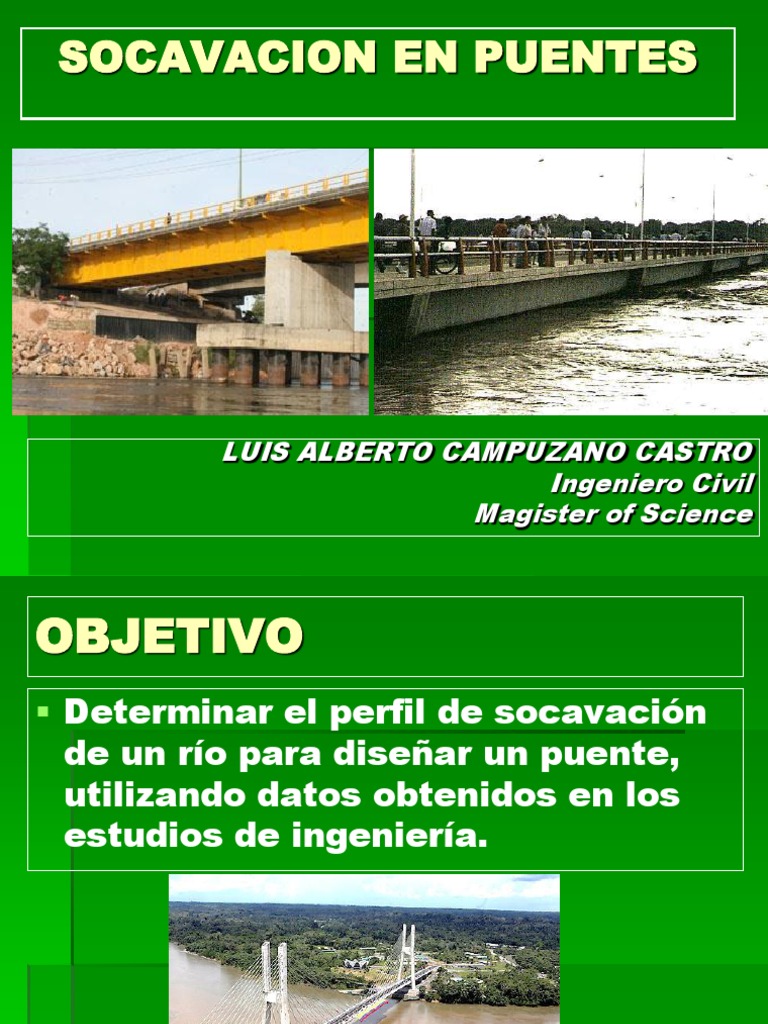 Guia para Calculo de Socavacion General en Puentes | PDF | Río ...