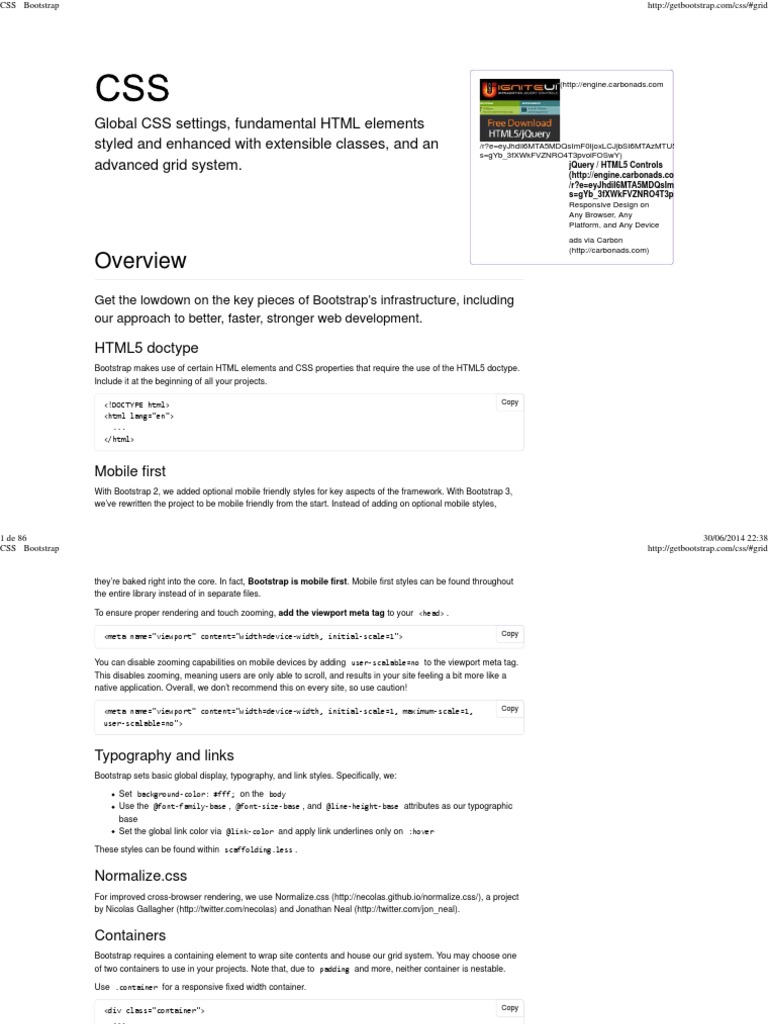 CSS · Bootstrap | Bootstrap (Front End Framework) | Html Element