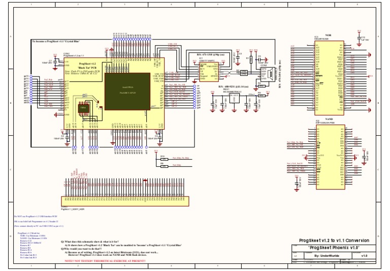 ProgSkeet Phoenix v1.0 Schematic | PDF | Digital Electronics | Computer ...