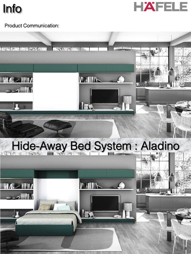 Hafele Hide-Away Bed System - Aladino | PDF | Bed