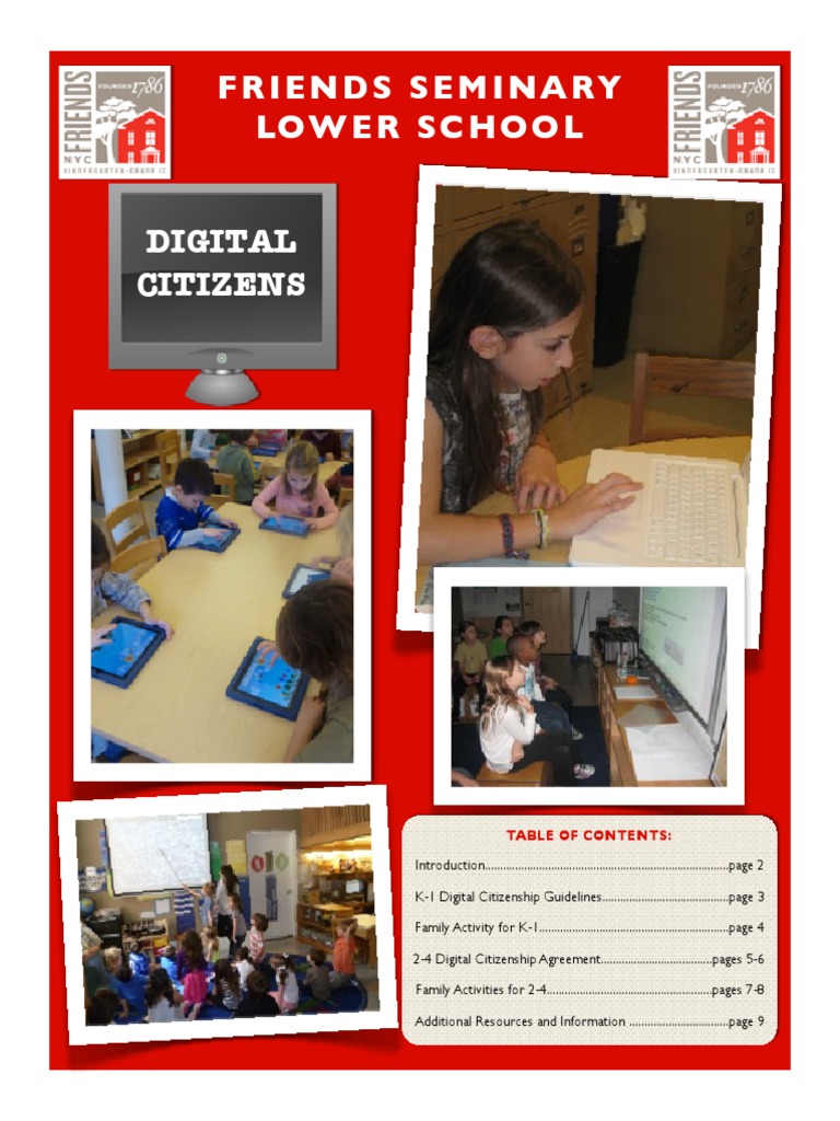 Digital Citizenship Guidelines for K-4 | PDF | Social Media | Popular ...