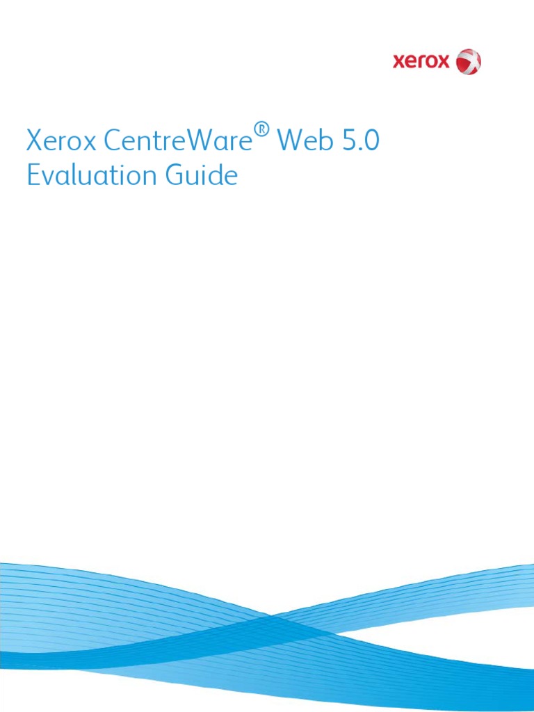 CentreWare Web CWW v5.0 EvaluationGuide English | PDF | Icon (Computing ...
