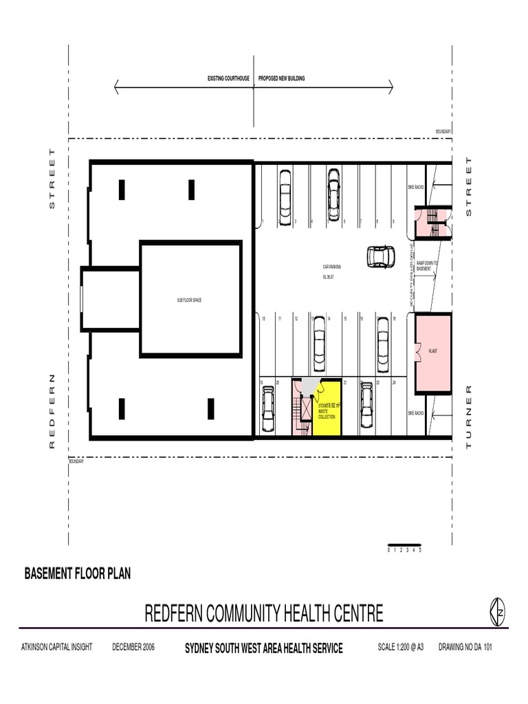 Redfern Community Health Centre Plans | PDF | Buildings And Structures ...