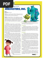 Monsters, Inc. Character List | PDF | Pixar