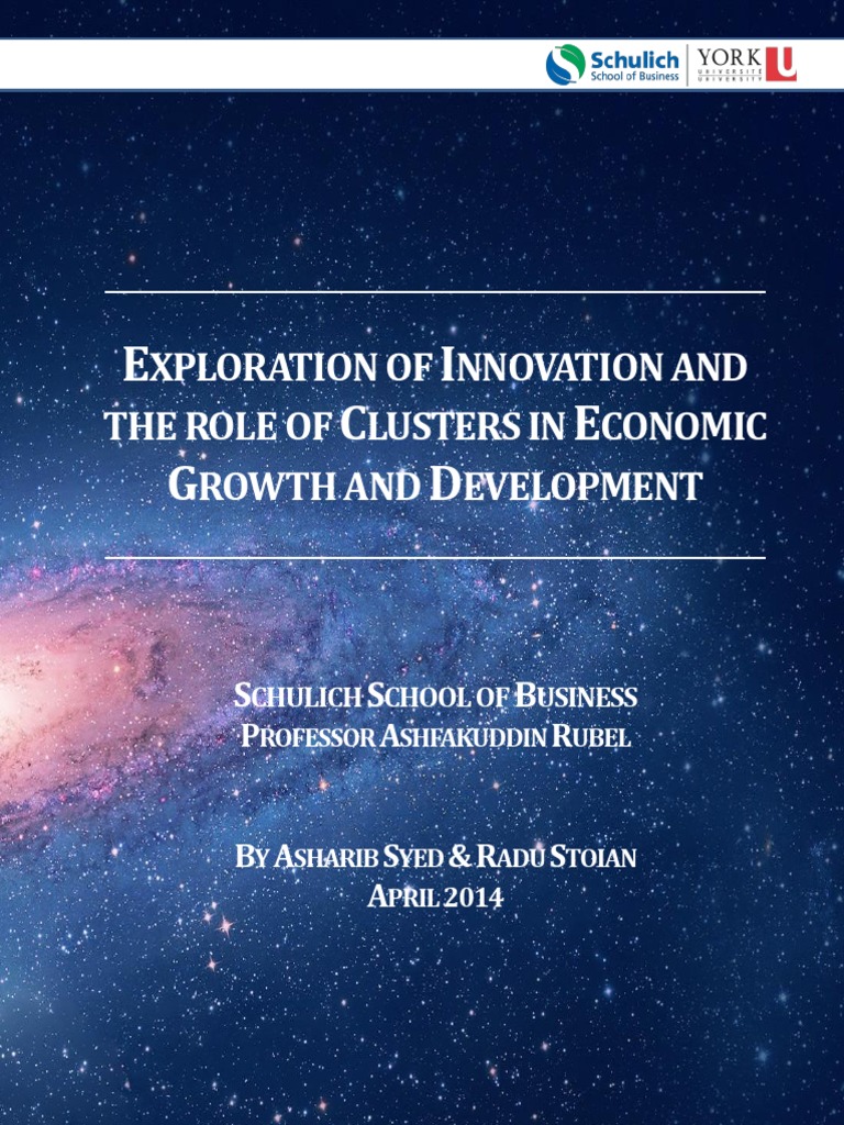 Exploration of Innovation and The Role of Clusters in Economic Growth and Development | PDF ...