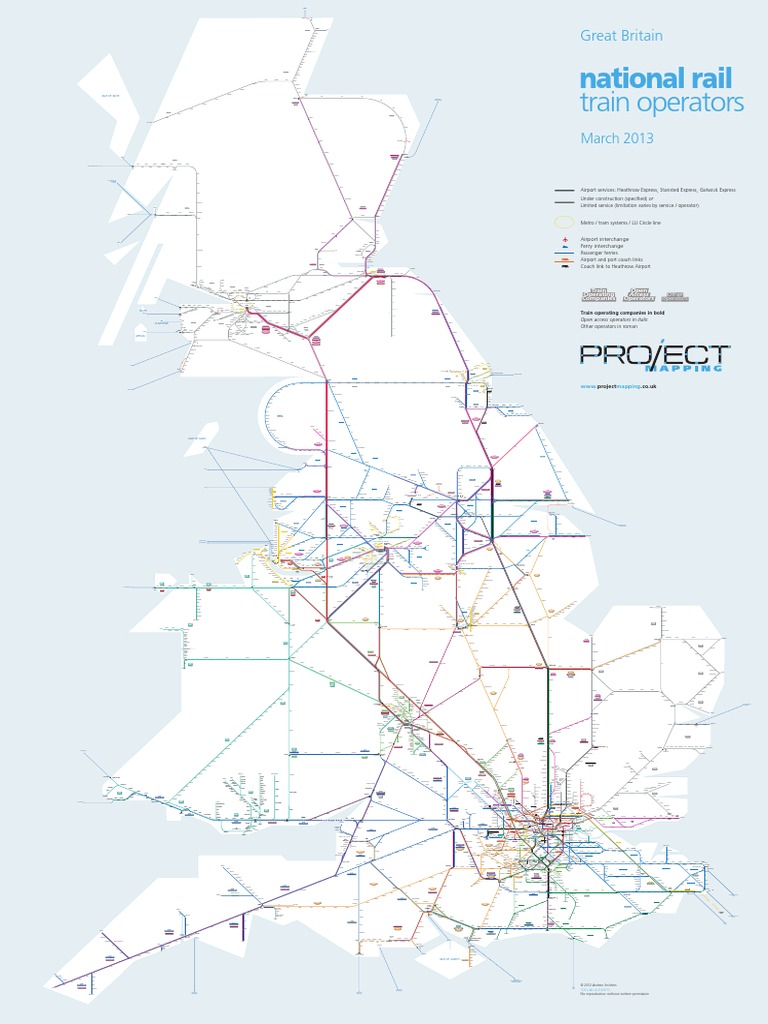 UK National Rail Network Overview | PDF