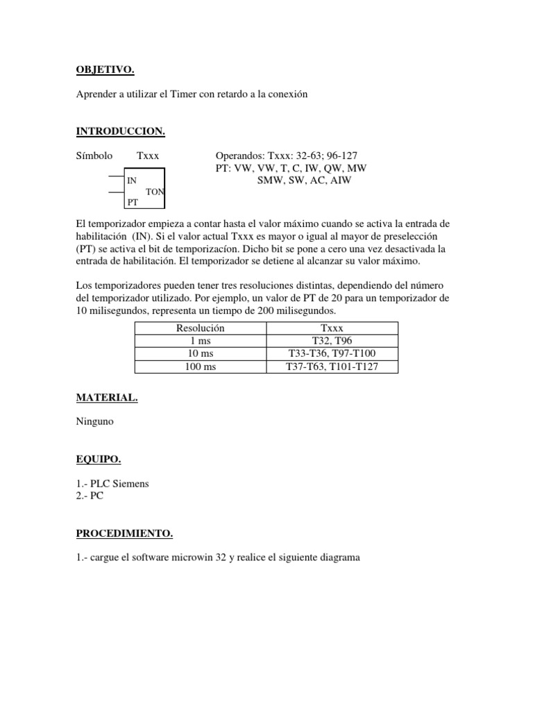 Uso Basico para Programar PLC | PDF | Ingeniería Informática | Informática