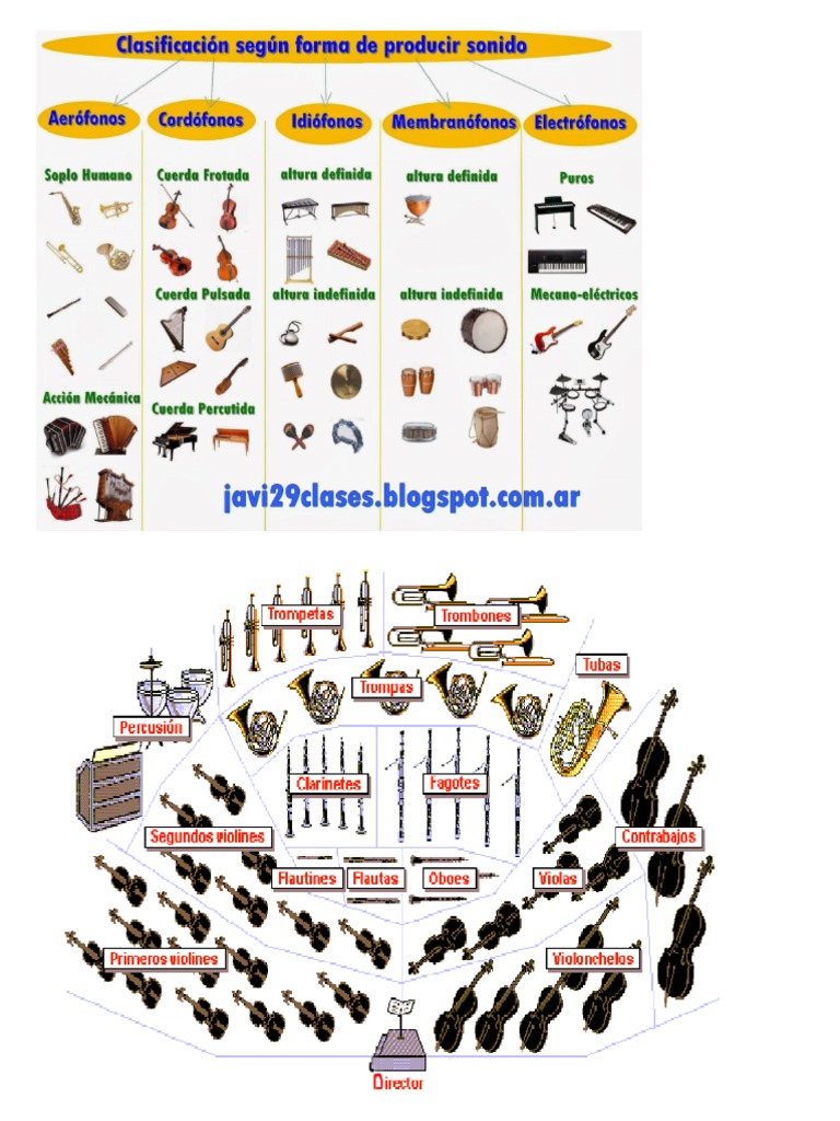 Clasificacion de Los Instrumentos Musicales | PDF