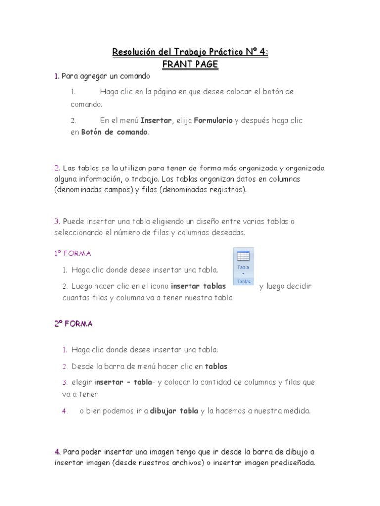 Resolución Del Trabajo Práctico #4 | PDF | Point and Click | Tabla ...