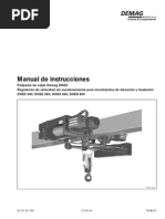 Manual Español Polipasto Demag P1050 | PDF