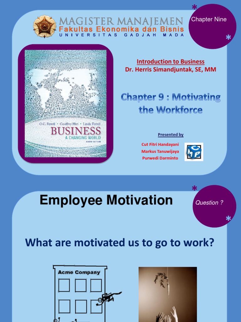 Motivating the Workforce Strategies | PDF | Motivation | Motivational