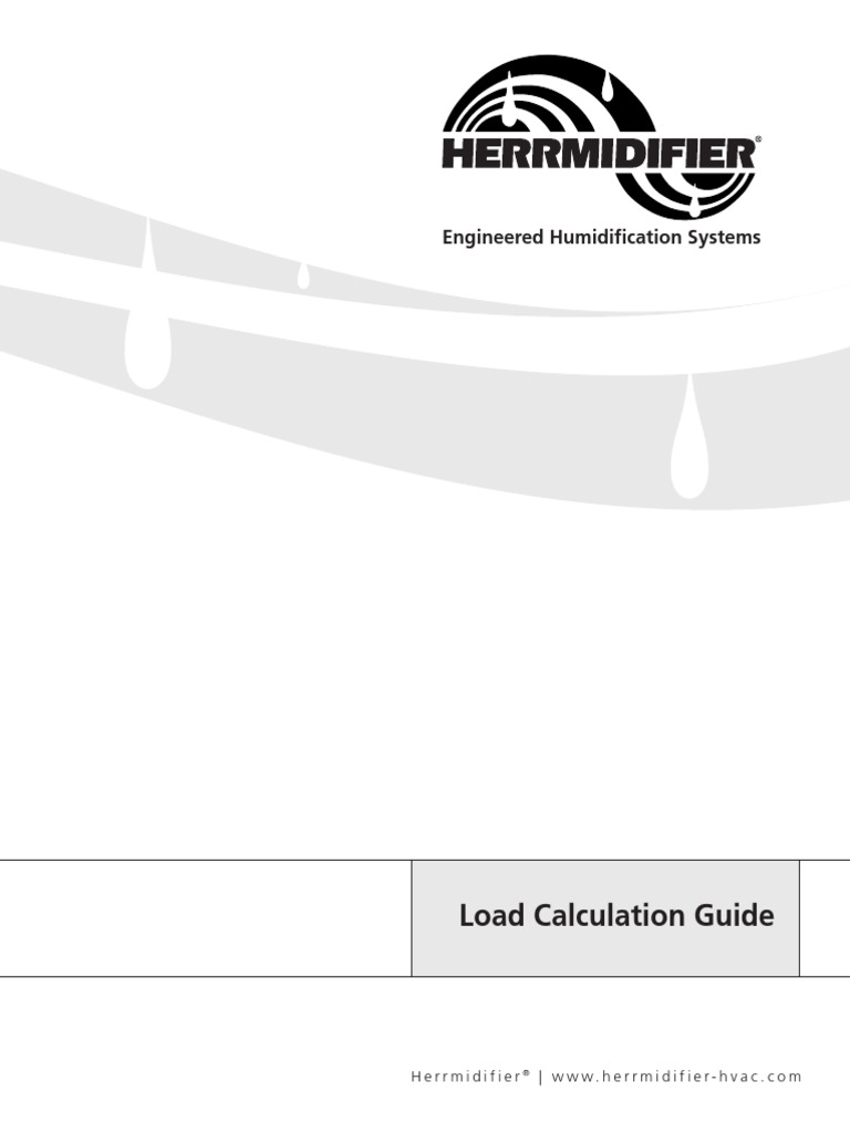 Load Calculation Guide: Engineered Humidification Systems | Download ...