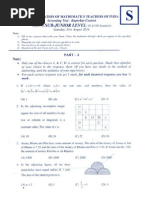 NMTC-2022 - Previous Year Question Papers For Class 7 and 8 | PDF ...