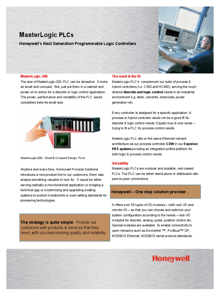 Master Logic Flyer | PDF | Programmable Logic Controller | Electrical ...