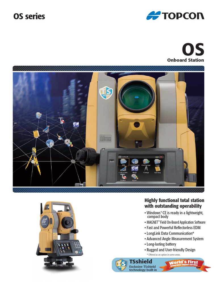 Topcon Os Series | PDF | Bluetooth | Surveying