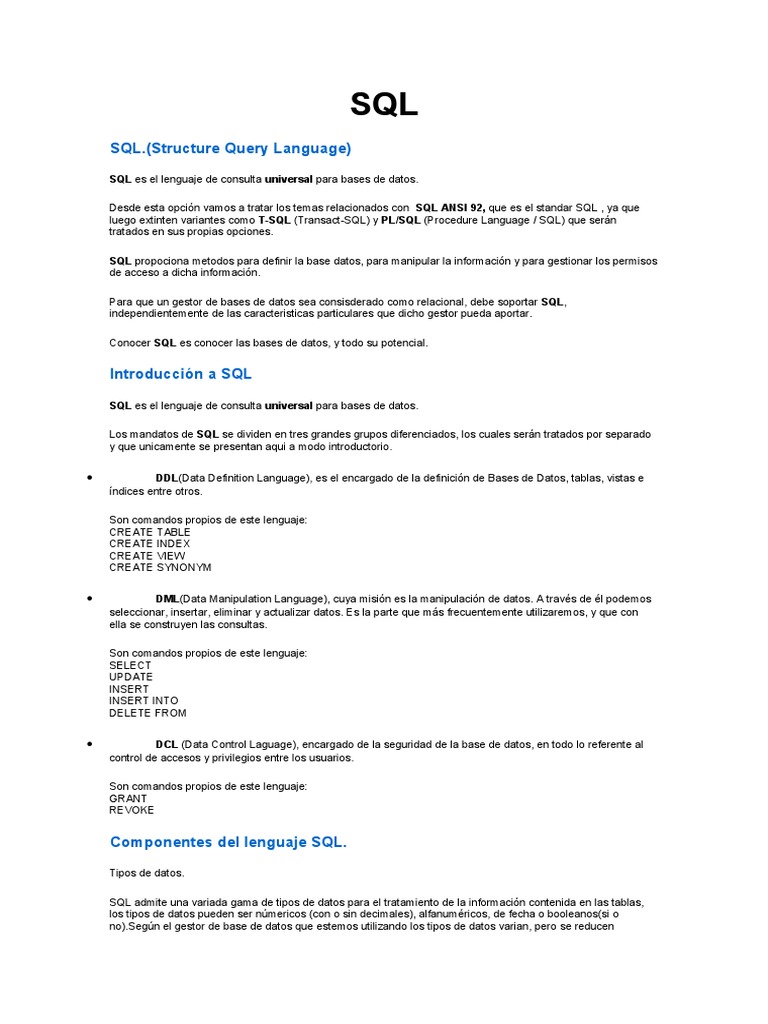 Manual Devjoker PL SQL | PDF | SQL | Tabla (base de datos)
