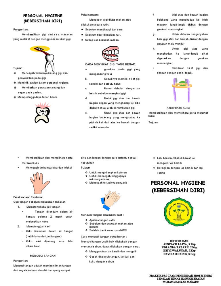 Leaflet Personal Hygiene | PDF