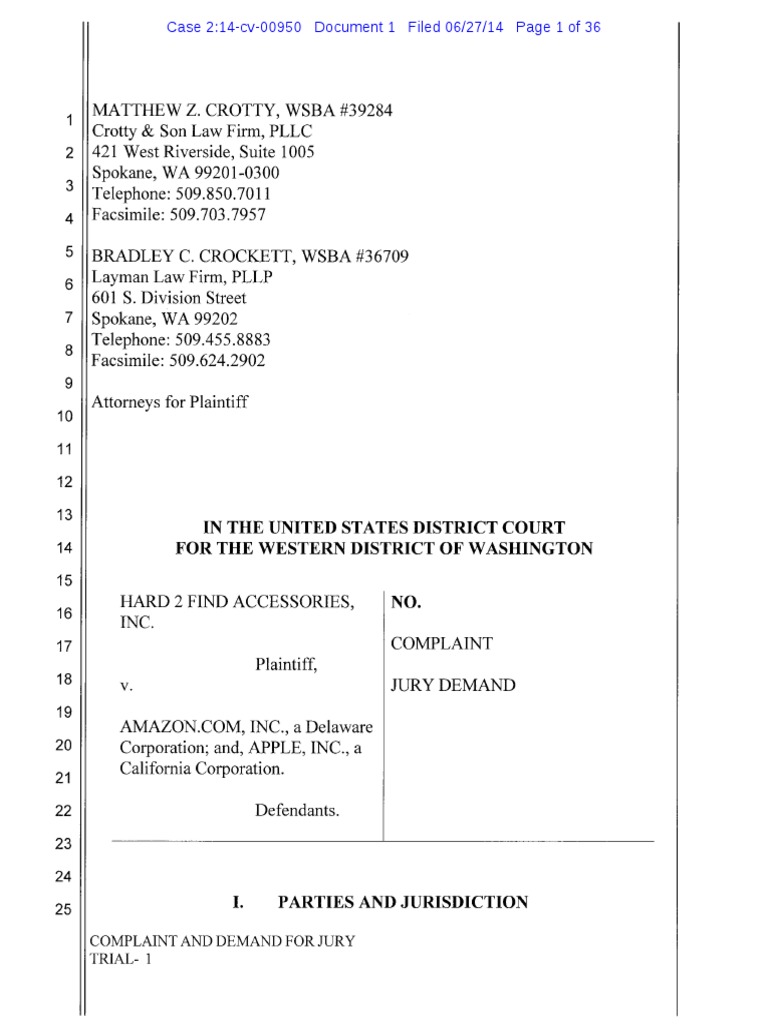 Hard 2 Find Complaint | PDF | Tortious Interference | Price Fixing