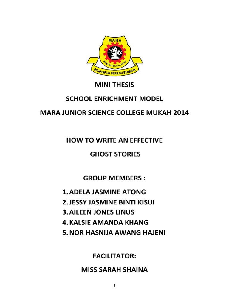 How To Write An Effective Ghost Stories | PDF | Ghost Stories | Ghosts