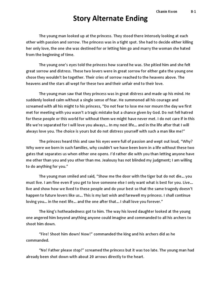Story Alternate Ending | PDF
