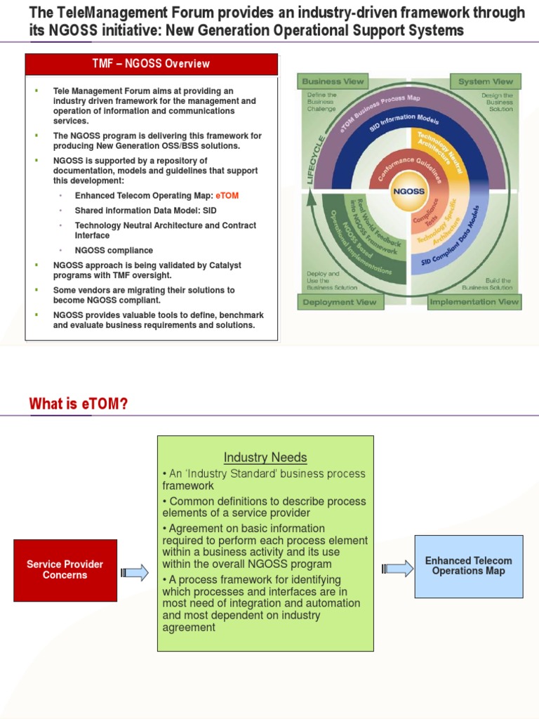 eTom | Strategic Management | Business Process | Free 30-day Trial | Scribd