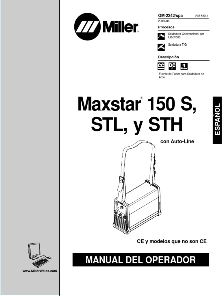 Maxstar 150 PDF | PDF | Soldadura | Construcción