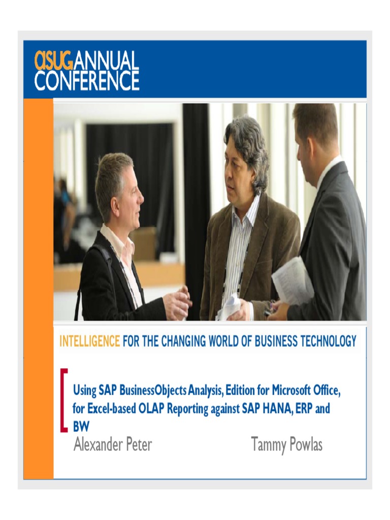 0305 Using SAP BusinessObjects Analysis Edition For Microsoft Office ...