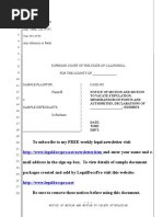 Sample Notice of Ruling For California | PDF | Mail | United States ...