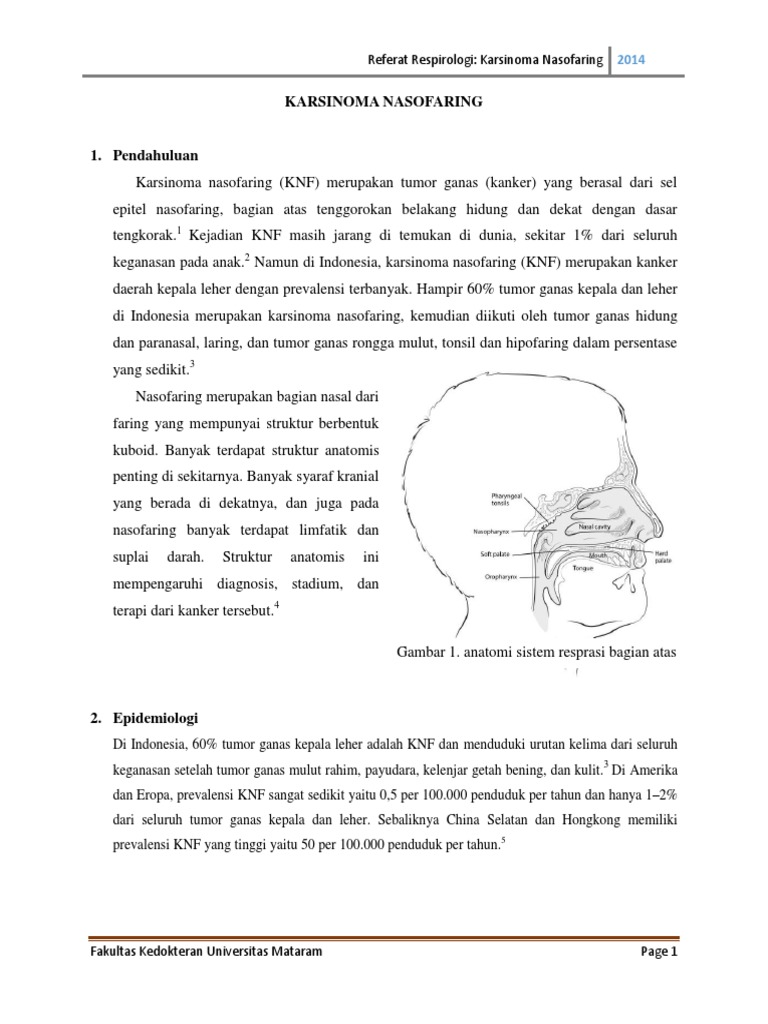 Karsinoma Nasofaring | PDF