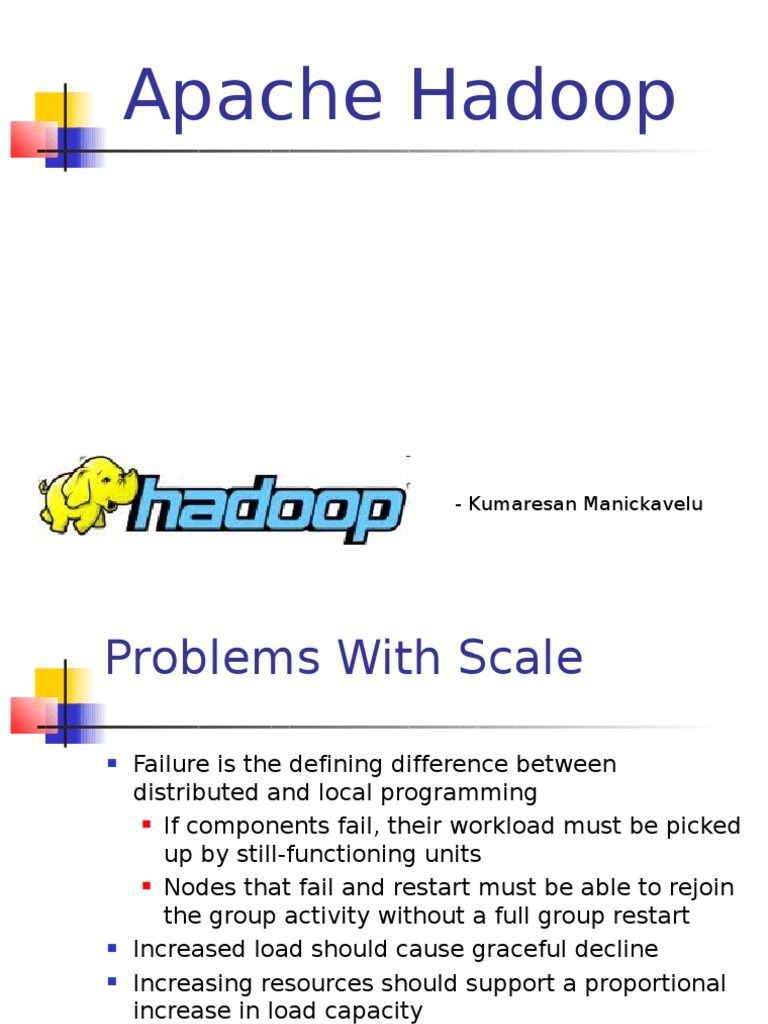 Apache Hadoop Apache Hadoop Map Reduce