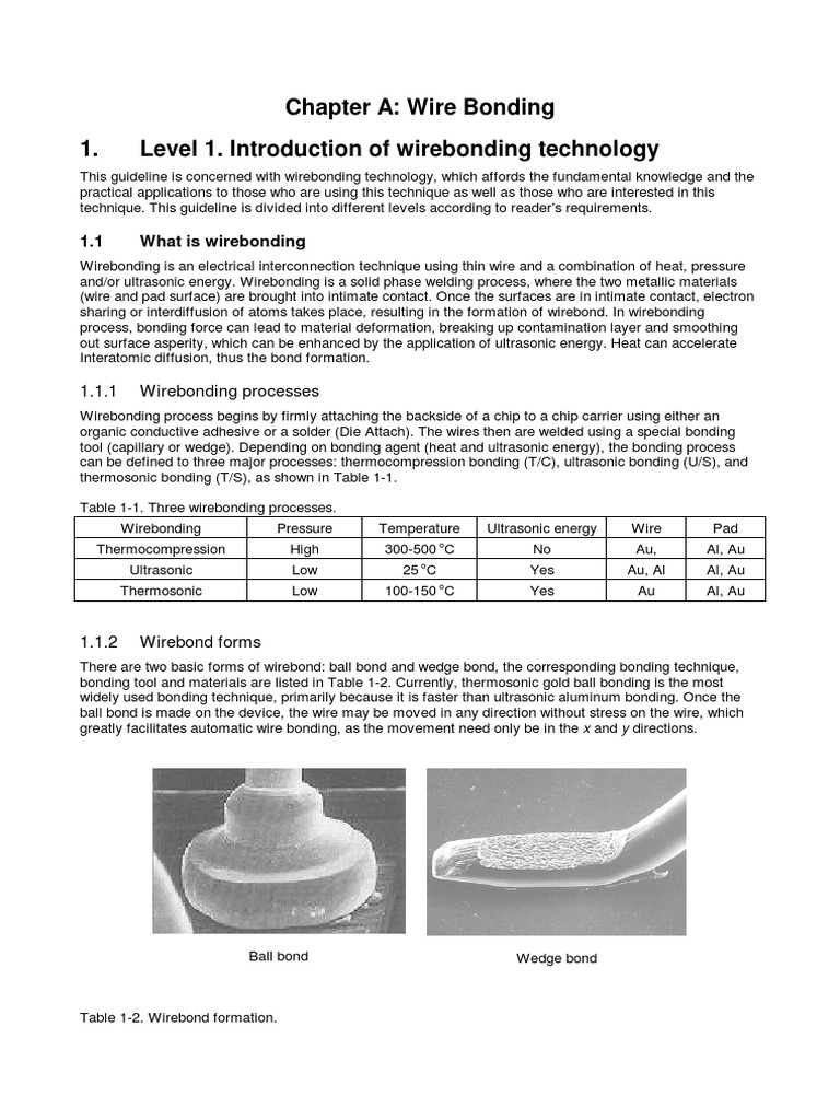 Chapter A1 Bonding | PDF