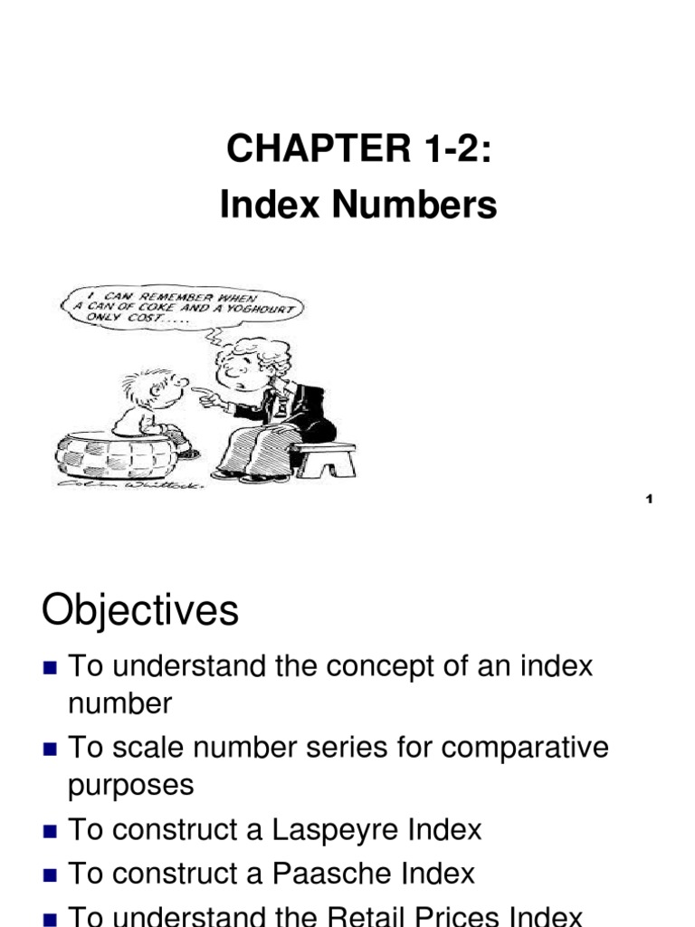 Chapter1-2 Construction of Index Number | PDF | Price Indices | Index ...