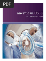 Anaesthesia MCQ | PDF | Anesthesia | Clinical Medicine