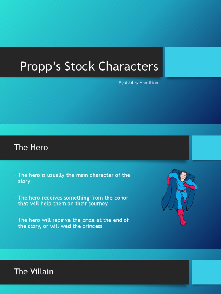 Propp's Stock Characters | PDF