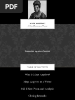 Maya Angelou Life Quiz | PDF | Maya Angelou