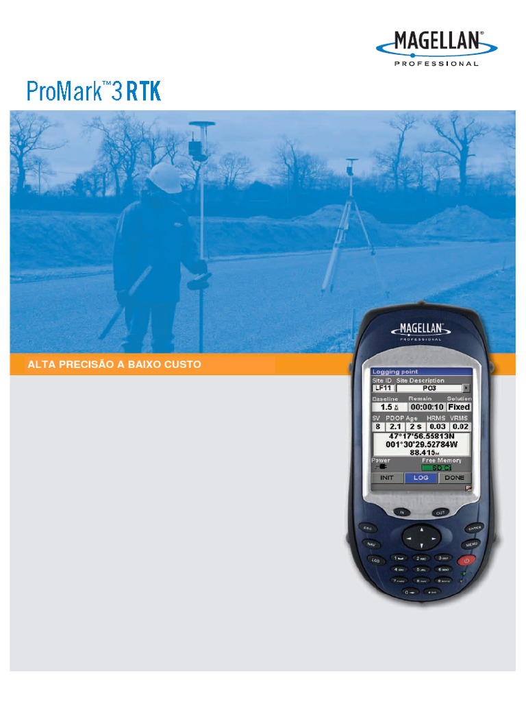 ProMark3 RTK Portugues | PDF | Sistema de informações geográficas ...