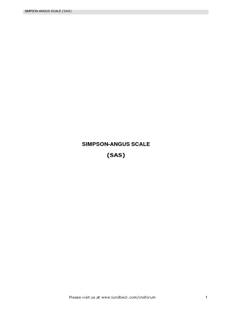 Simpson Angus Scale | Anatomical Terms Of Motion | Elbow