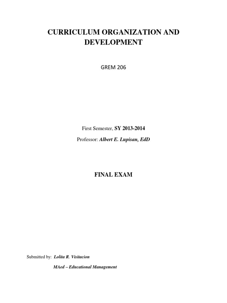Curriculum Development Strategies and Insights | PDF