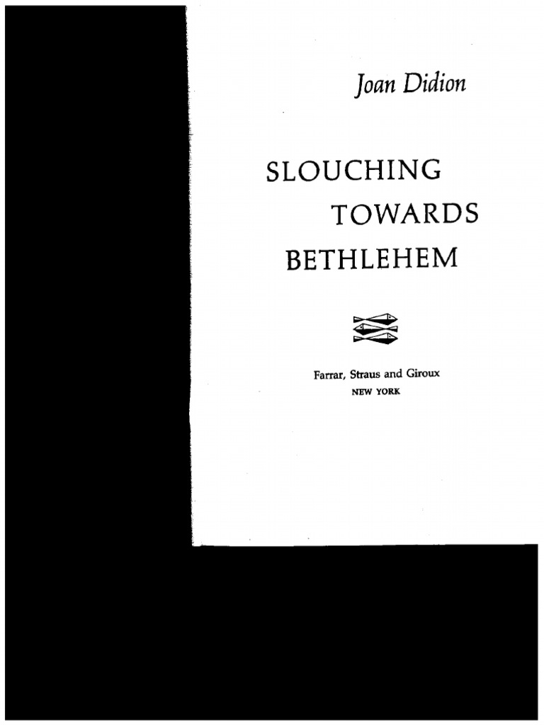 Joan Didion Goodbye To All That | PDF | Language Arts & Discipline ...