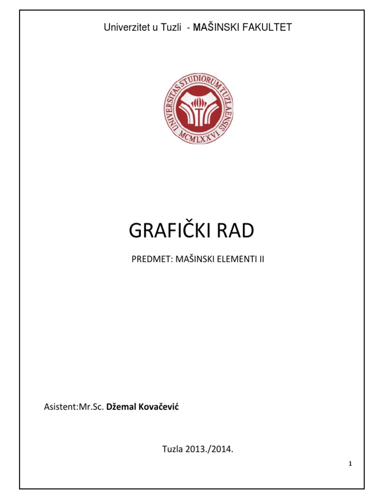 Mašinski Elementi 2 | PDF