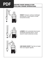 Rigging Hand Signals | PDF