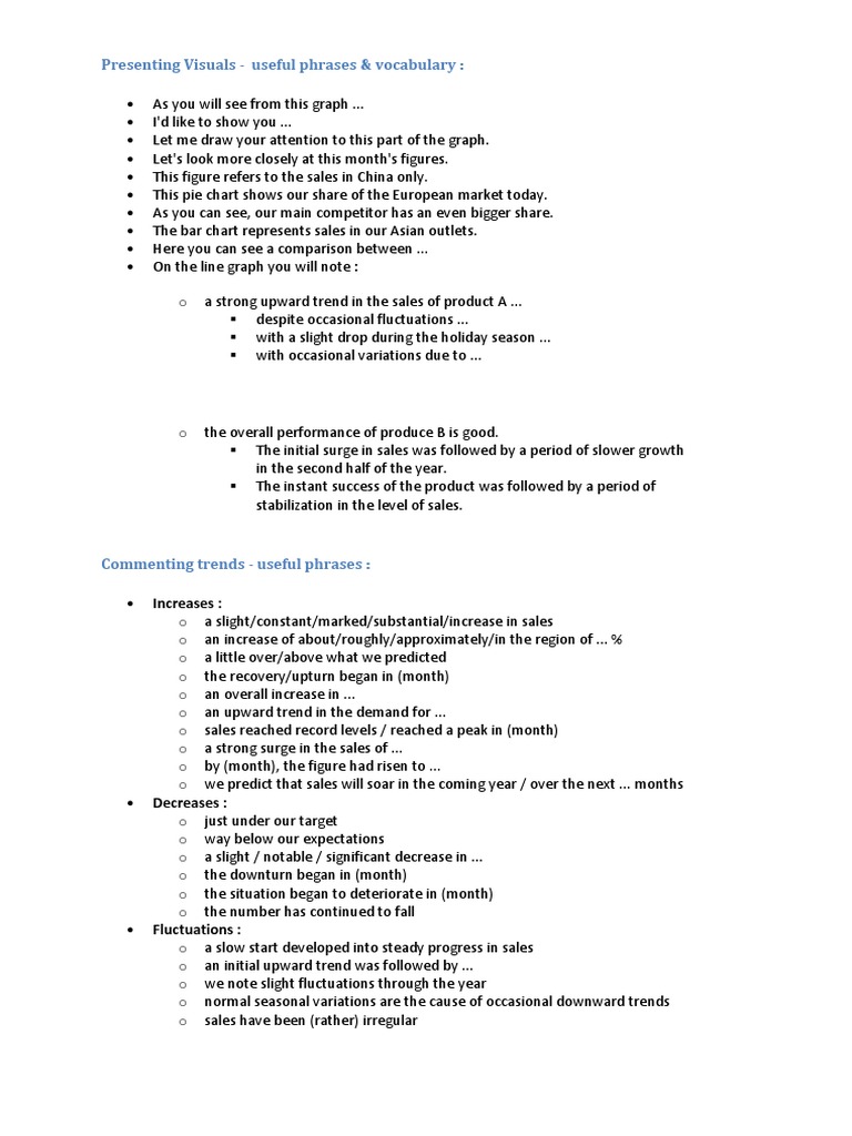 Visual Presentation Vocabulary Guide | PDF | Economies | Economics