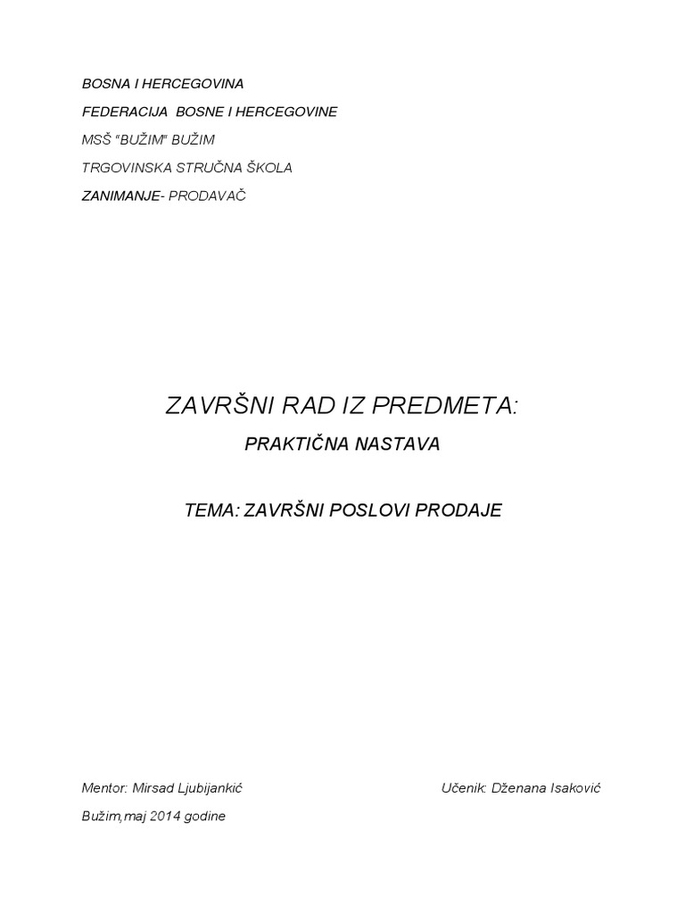 Dzenana Isakovic | PDF