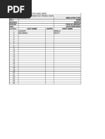 SSS R3 Contribution Collection List in Excel Format | PDF | Employment ...