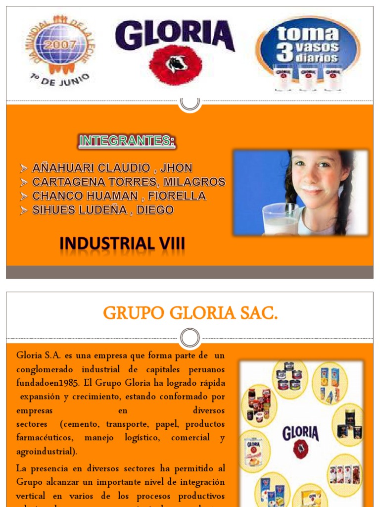 Gloria Sac | PDF | Leche | Queso