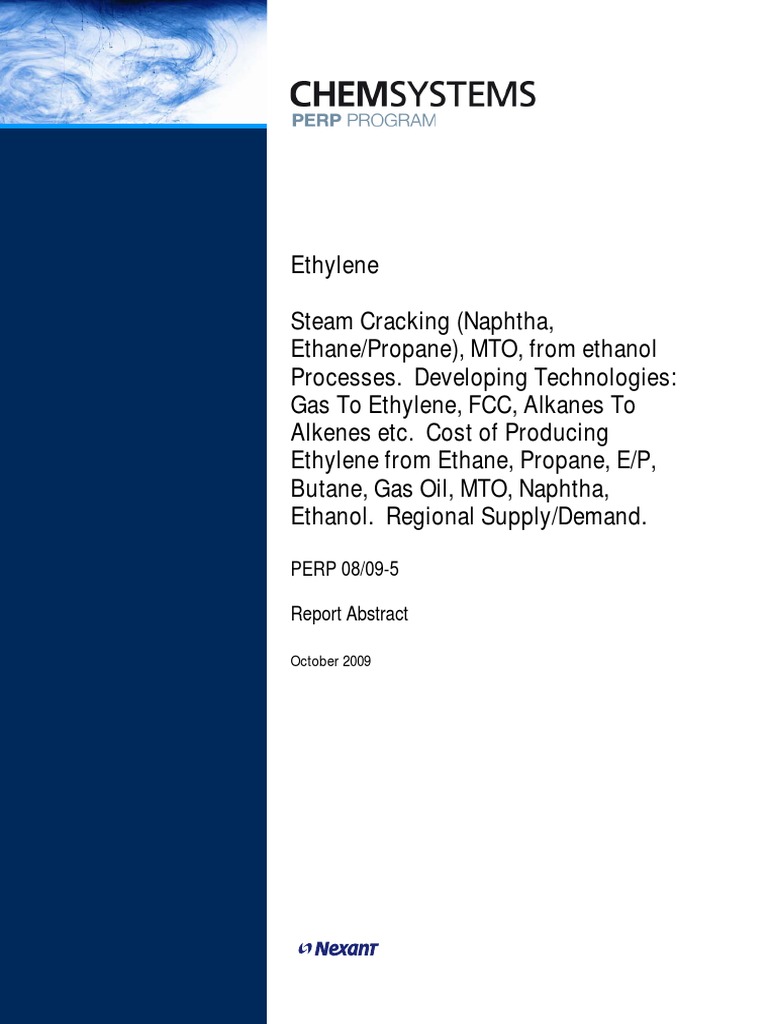 Ethylene Process | PDF | Cracking (Chemistry) | Ethylene
