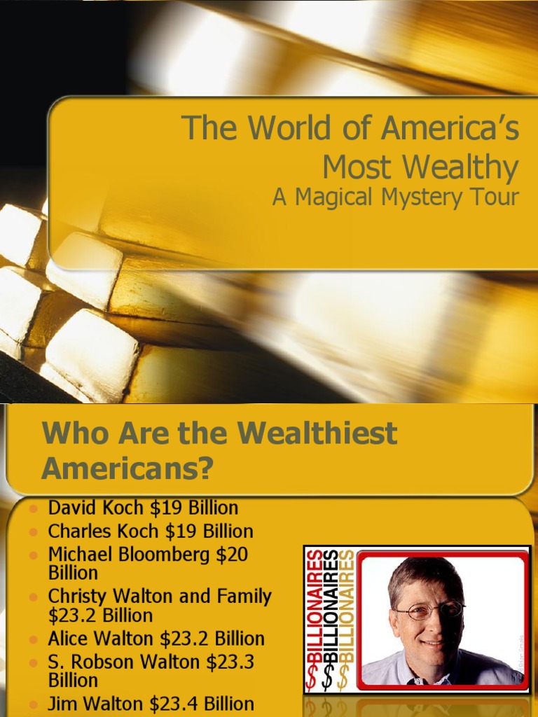 An Analysis of Wealth Inequality and Power Structures in America ...