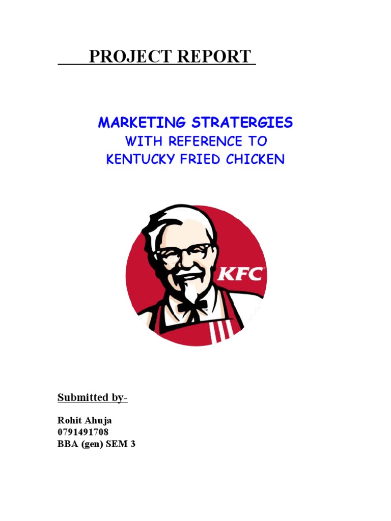 KFC Project On Market Research | PDF