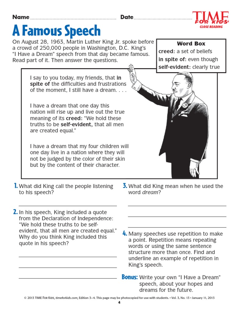 A Famous Speech | PDF